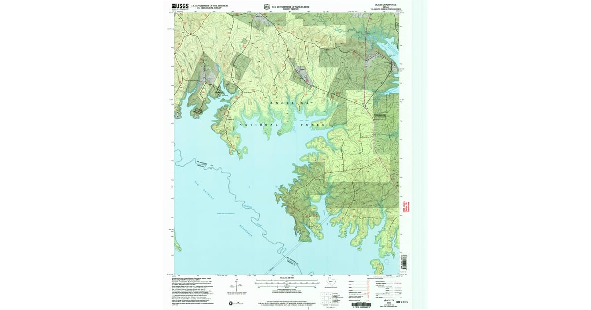 2000-2009 Maps of Angelina County, TX | Pastmaps