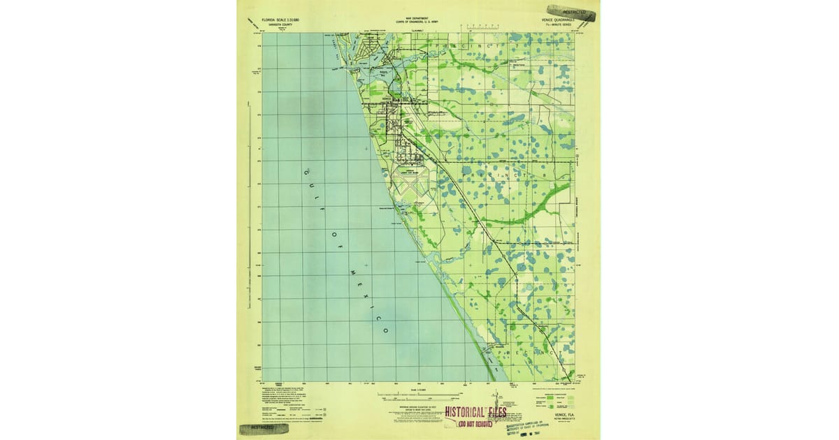 Old Maps of Venice Beach, Venice for Hiking & Exploration | Pastmaps