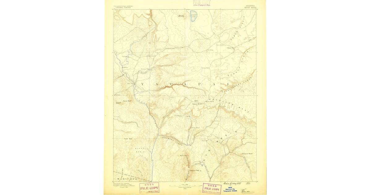 Old Maps of Gibson Ranch, AZ | Pastmaps