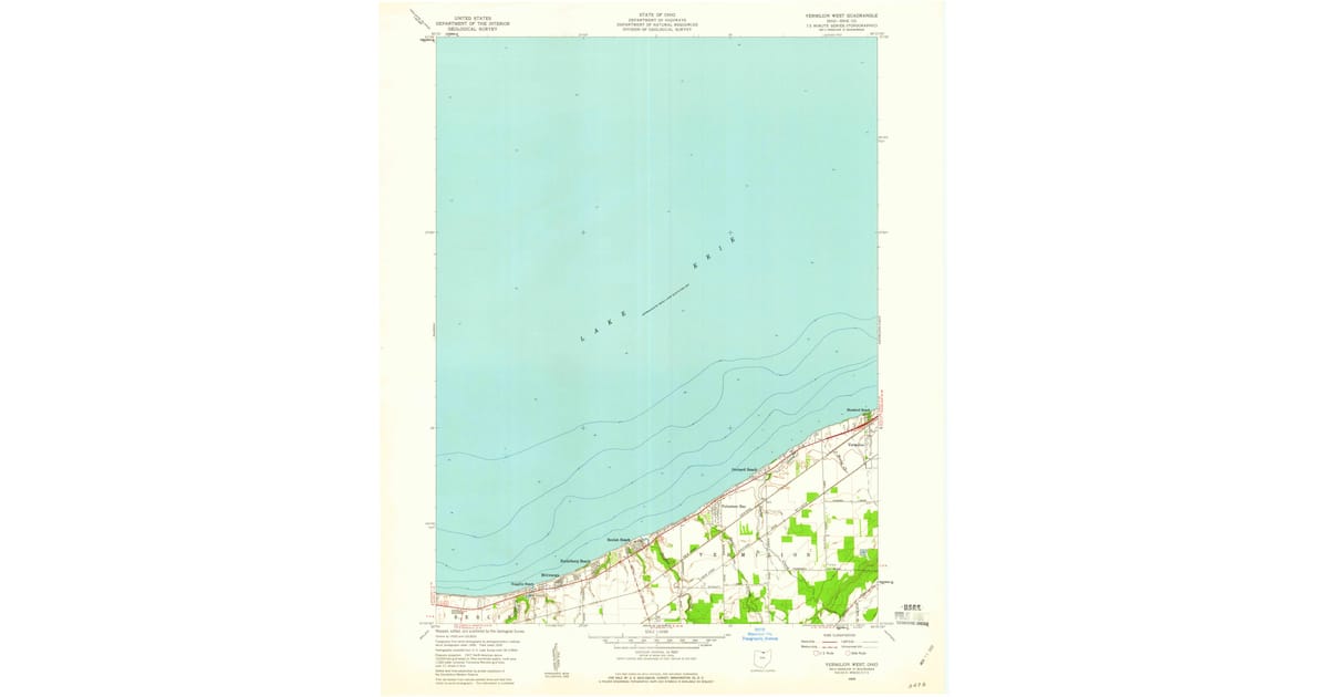 1959 Map of Vermilion West, Erie County, OH — High-Res | Pastmaps