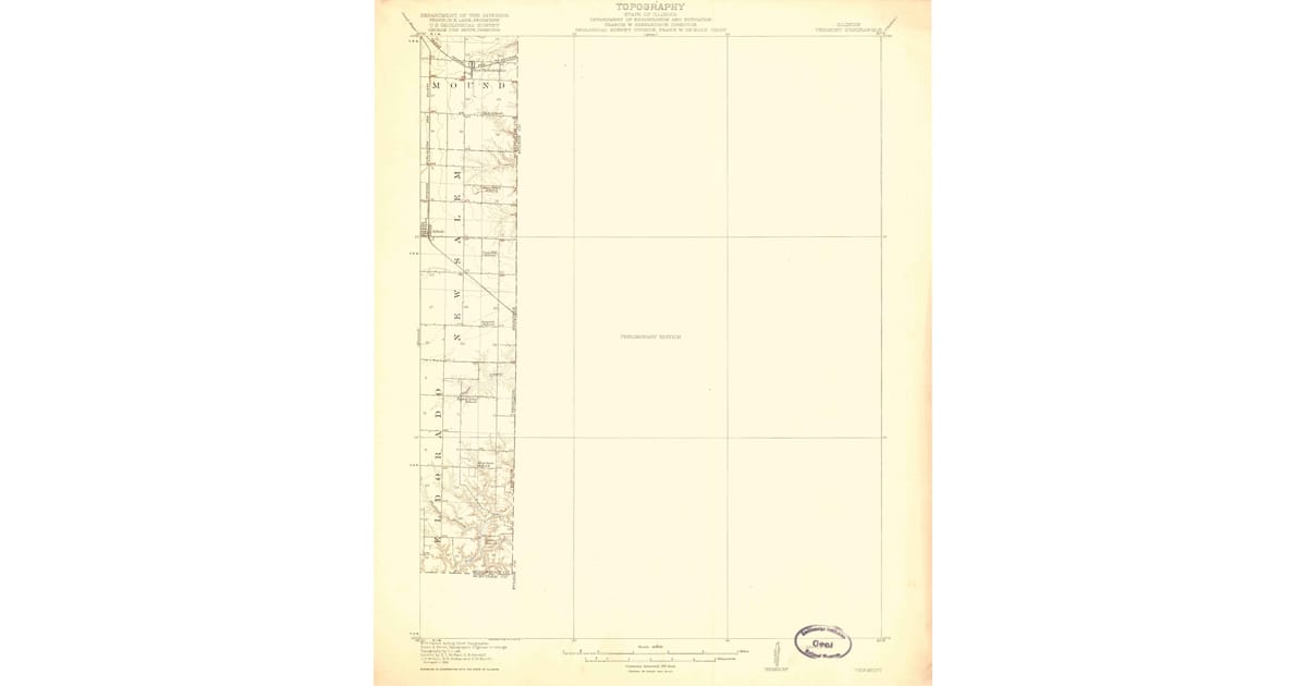 1918 Map of Vermont, IL — High-Res, 1918 Print #2 | Pastmaps