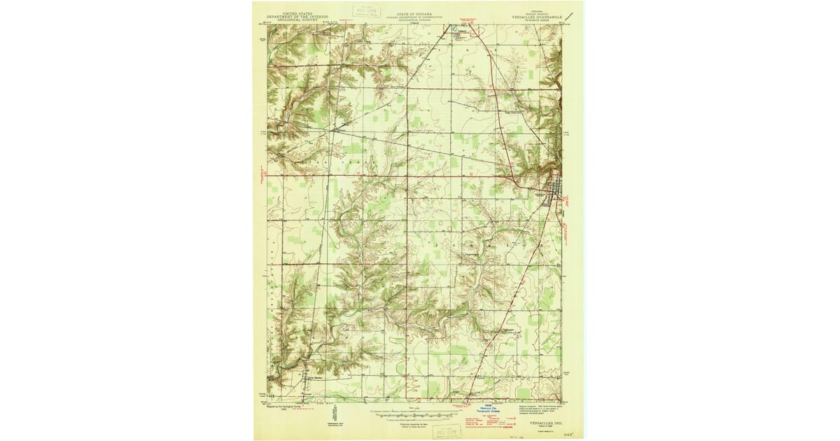 Old Maps of Ripley County, IN | Pastmaps