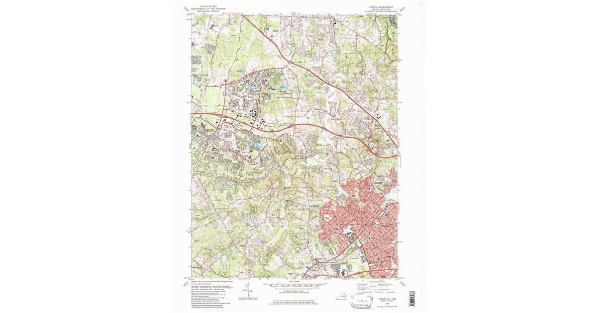 1980s Maps of Reston, VA | Pastmaps