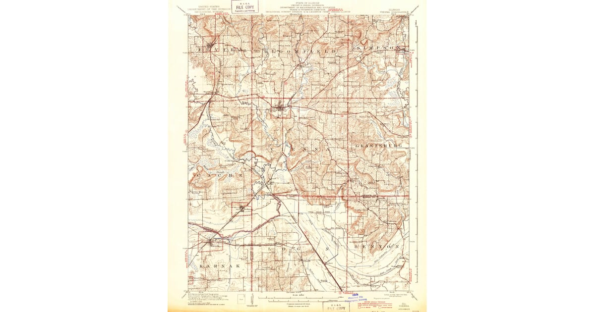 Old Maps of West Vienna, IL | Pastmaps