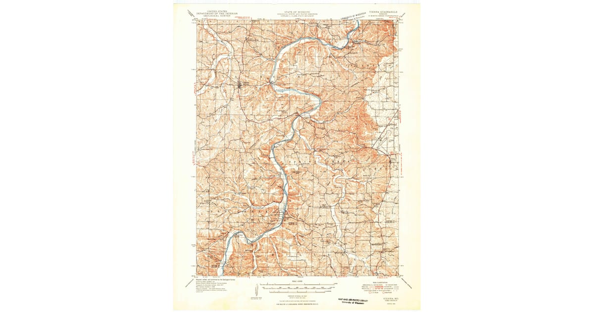 1949 Map of Vienna, MO — High-Res | Pastmaps