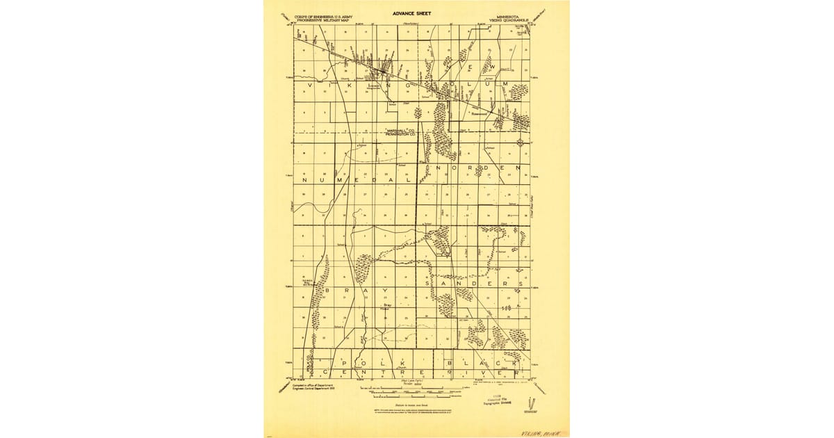 Old Maps of Viking, MN | Pastmaps