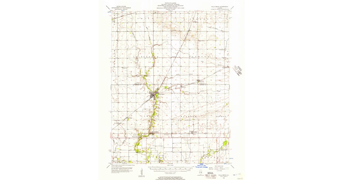 Old Maps of Fairland, IL | Pastmaps