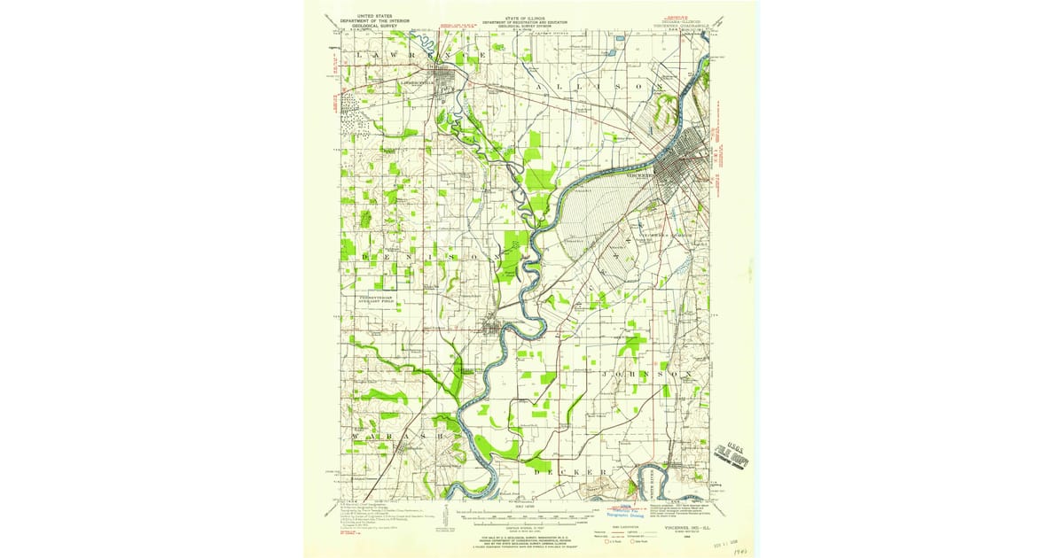1940s Maps of Purcell, IN | Pastmaps
