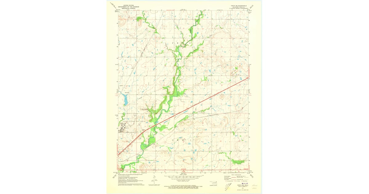 1970s Maps of Todd, OK | Pastmaps