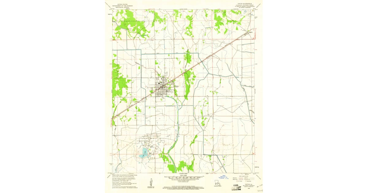 1960s Maps of Edgerly, LA | Pastmaps