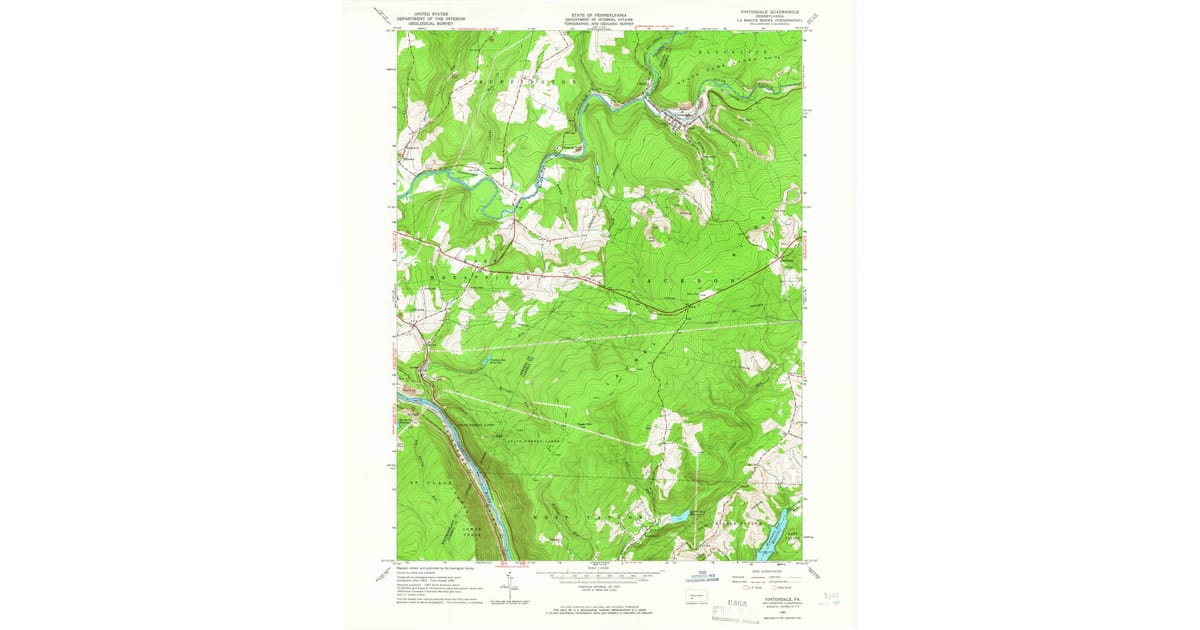 1964 Map of Vintondale, PA — High-Res | Pastmaps