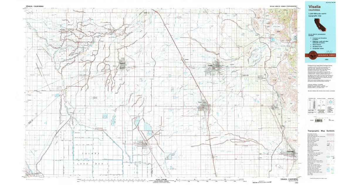 1990s Maps of Lea Ranch Estates, Lindsay | Pastmaps