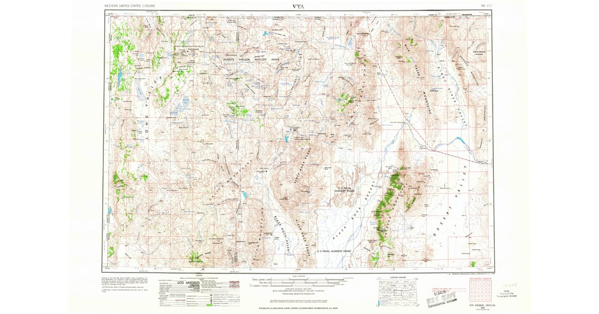 1950s Maps of Harney County, OR | Pastmaps