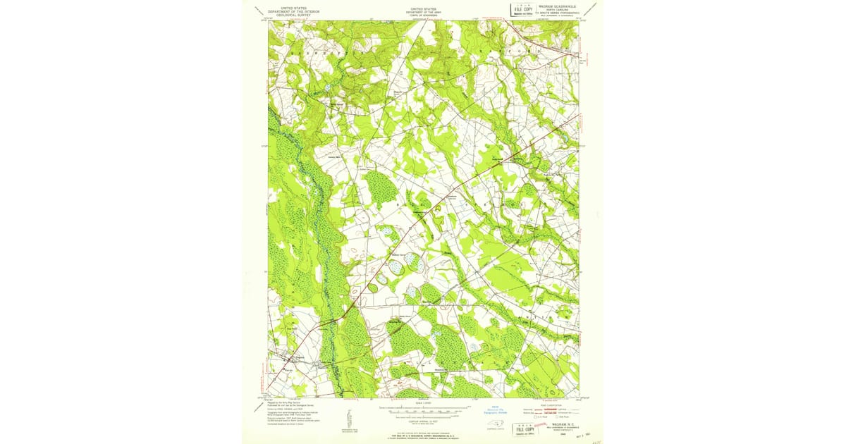 Old Historical Maps of Edinburgh, NC | Pastmaps