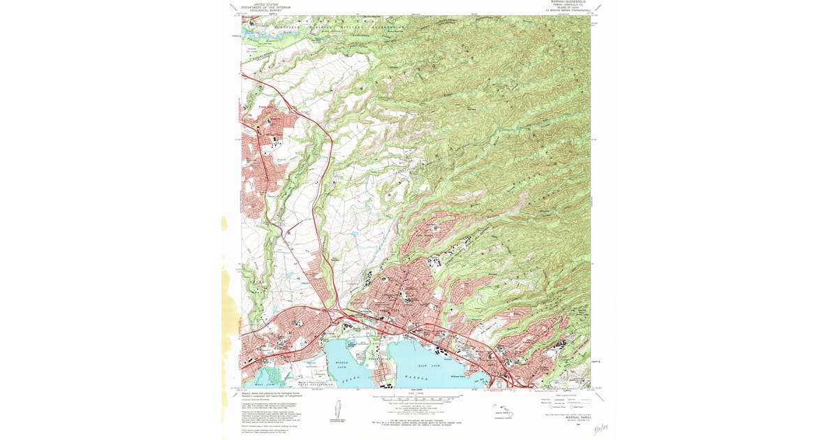 1980s Maps of Mililani, HI | Pastmaps