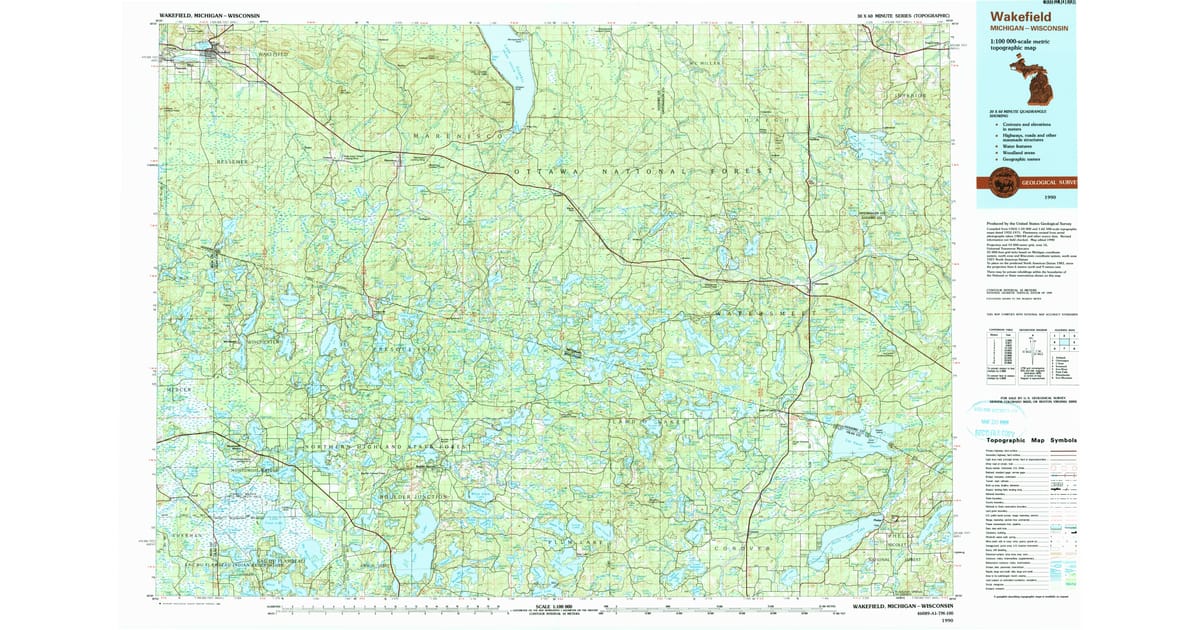1990s Maps of Michigan | Pastmaps