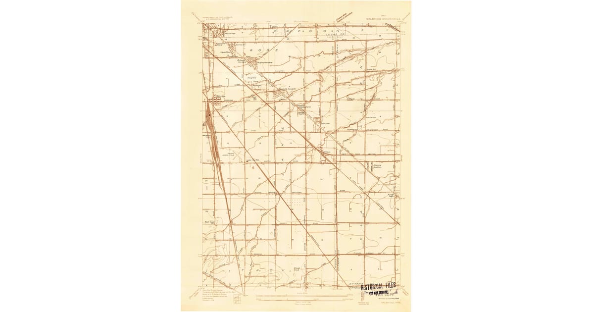 1935 Map of Walbridge, OH — High-Res | Pastmaps