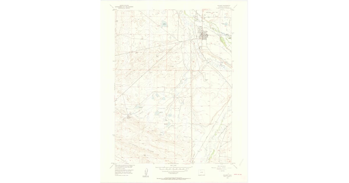 1955 Map of Walden, CO — High-Res | Pastmaps