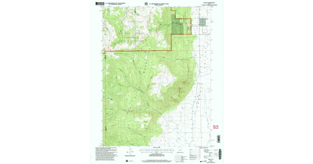 2000s (21st Century) Maps of Wales, UT | Pastmaps