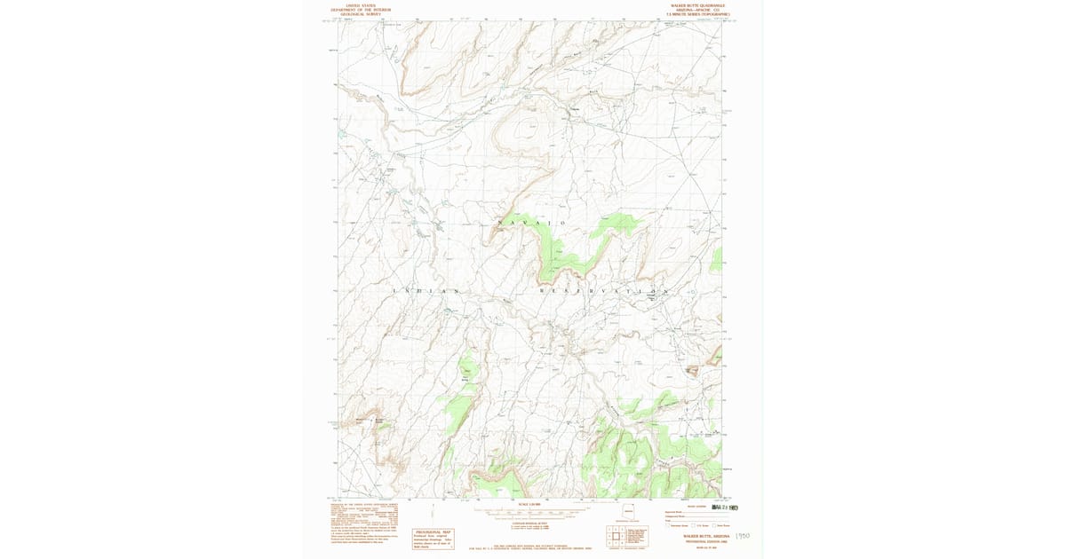1980s Maps of Emmanuel Mission, Shiprock Agency | Pastmaps