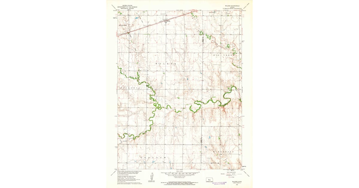 1960s Maps of Russell County, KS | Pastmaps