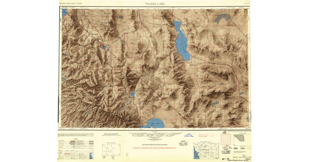 1950s Maps of Midway, NV | Pastmaps