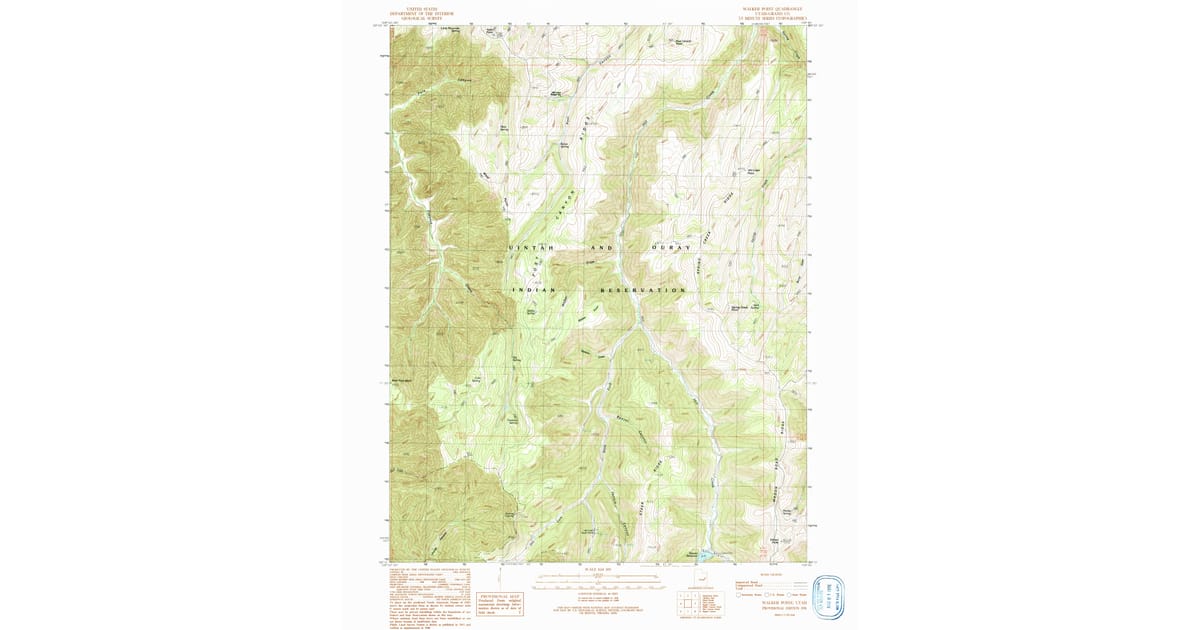 1991 Map of Walker Point, Grand County, UT — High-Res | Pastmaps