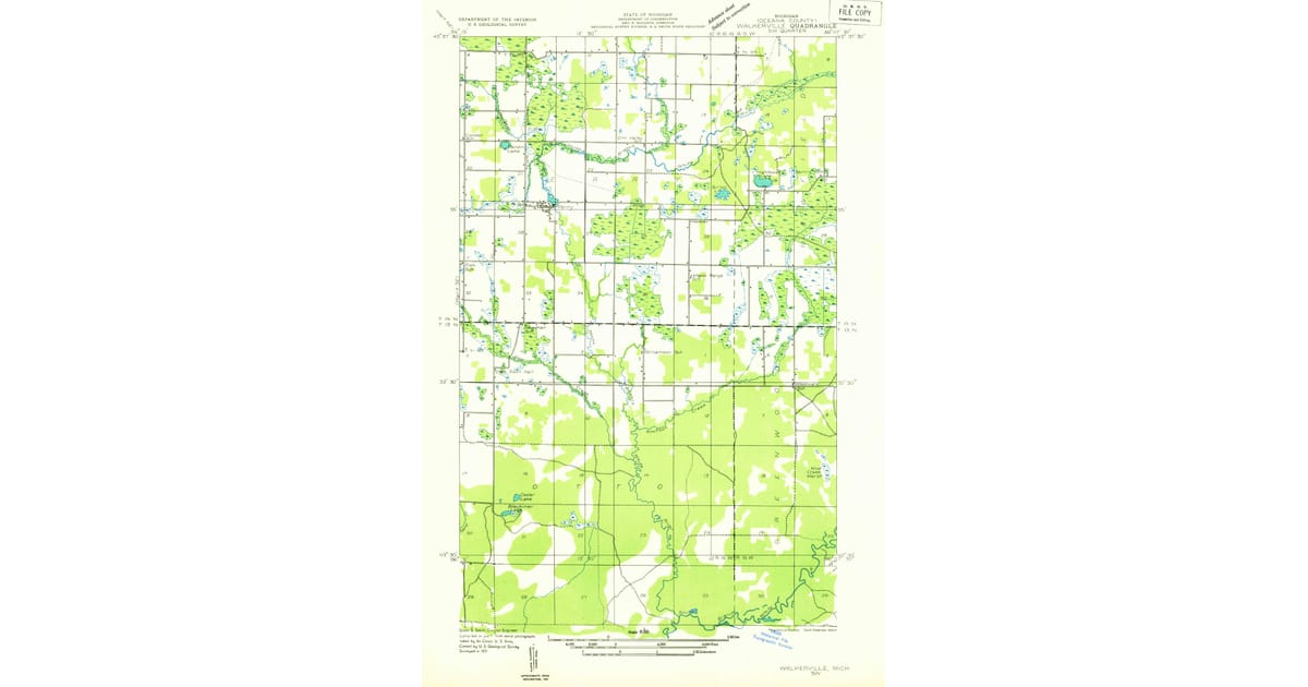 Old Maps of Greenwood Township, MI | Pastmaps