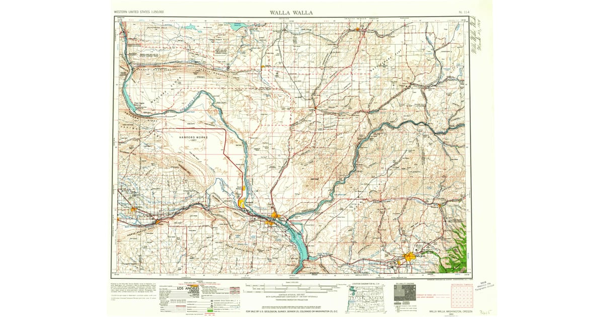 1950s Maps of Reata, Benton County | Pastmaps