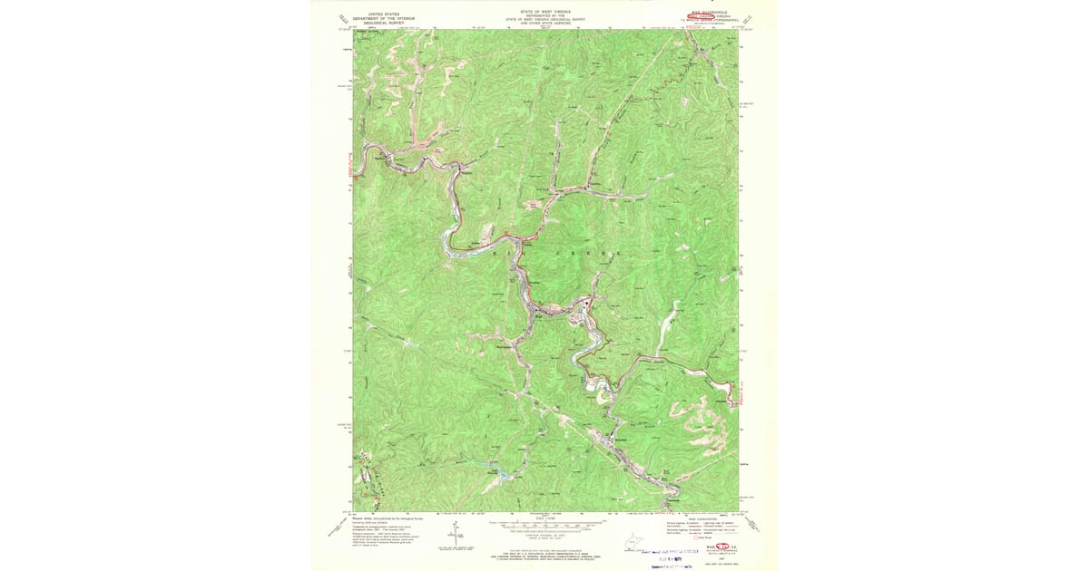 1967 Map of War, WV — High-Res | Pastmaps