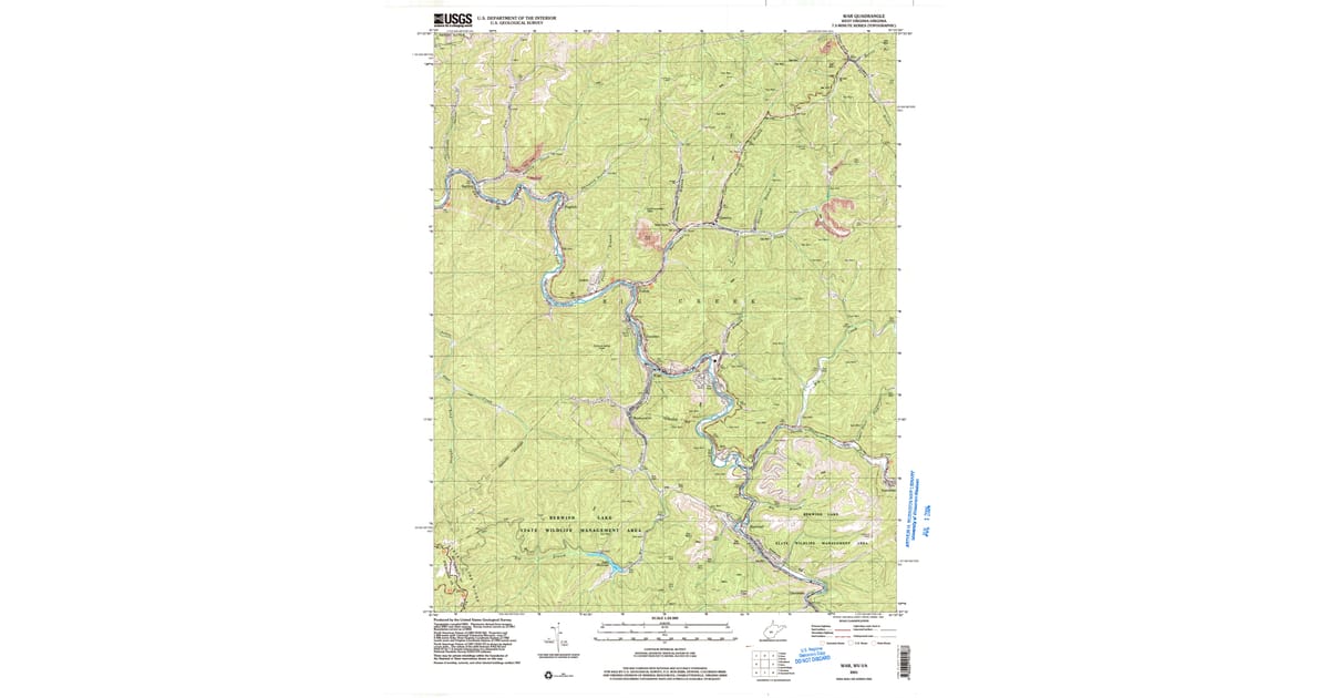 2001 Map of War, WV — High-Res | Pastmaps