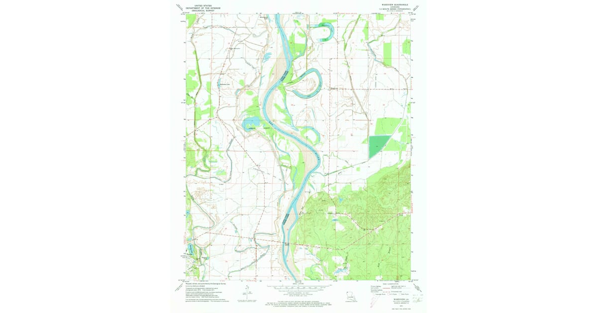 1970s Maps of Bossier Parish, LA | Pastmaps