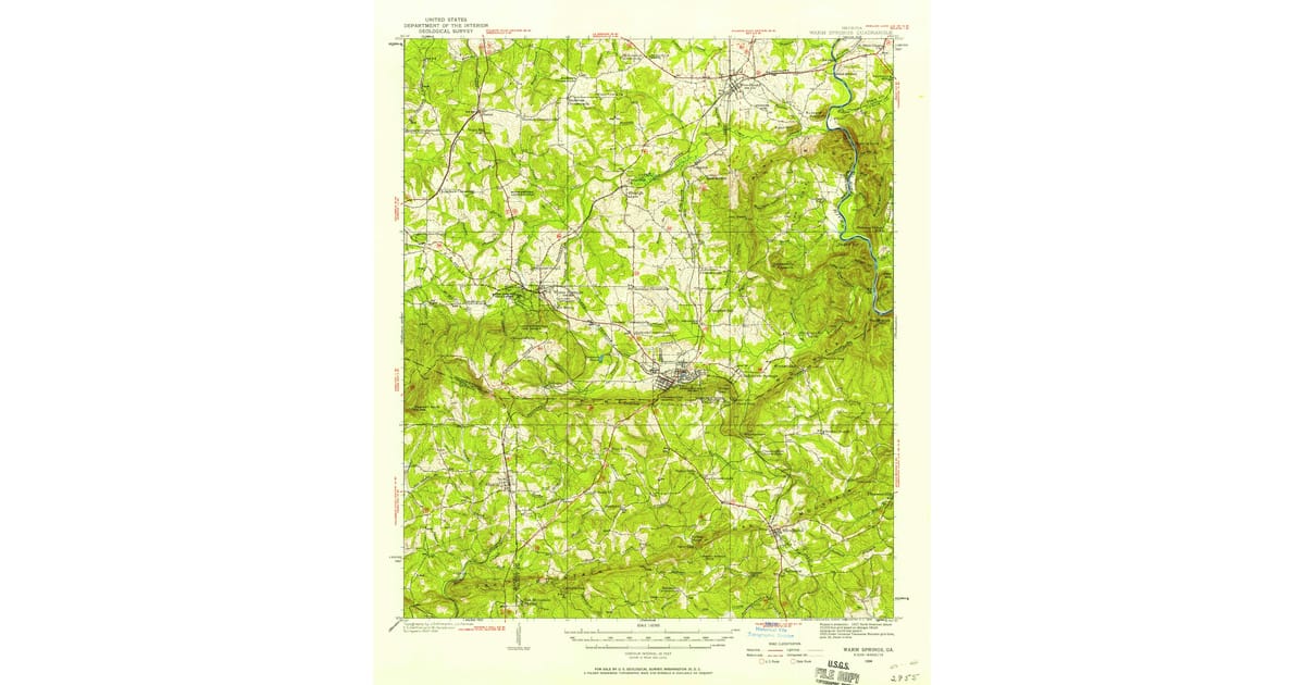 1930s Maps of Talbot County, GA | Pastmaps