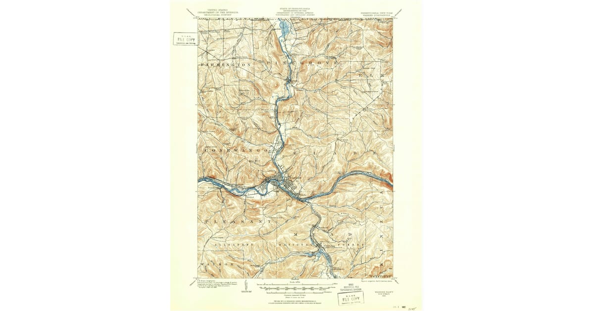 Old Maps of Clarendon, PA | Pastmaps