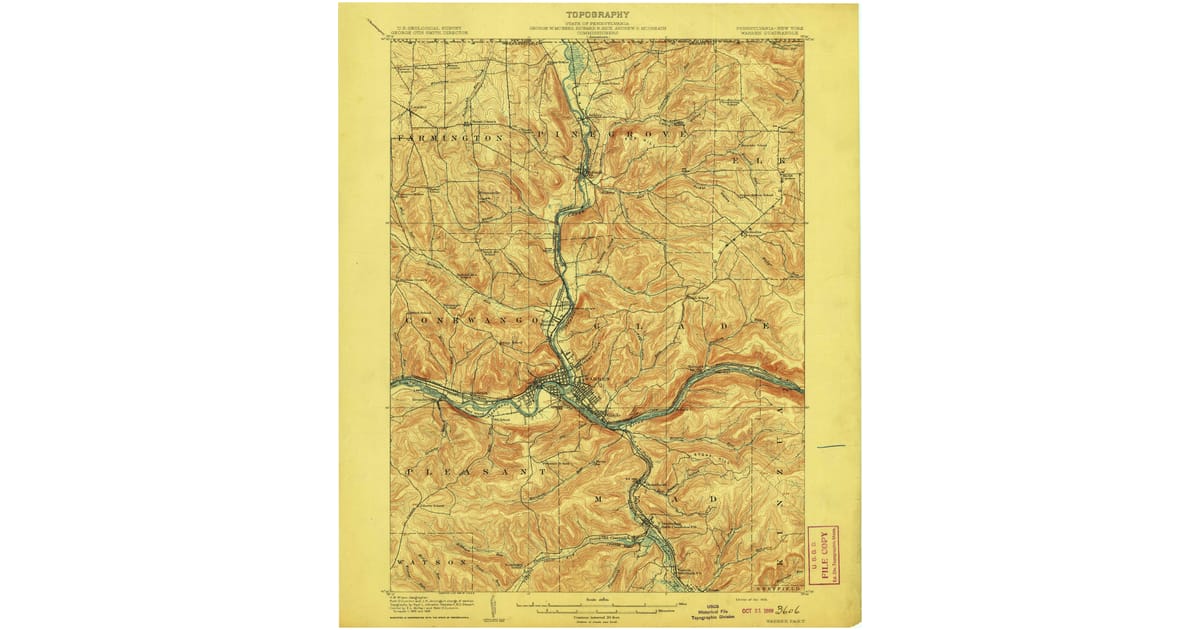 1908 Map of Warren, PA — High-Res | Pastmaps