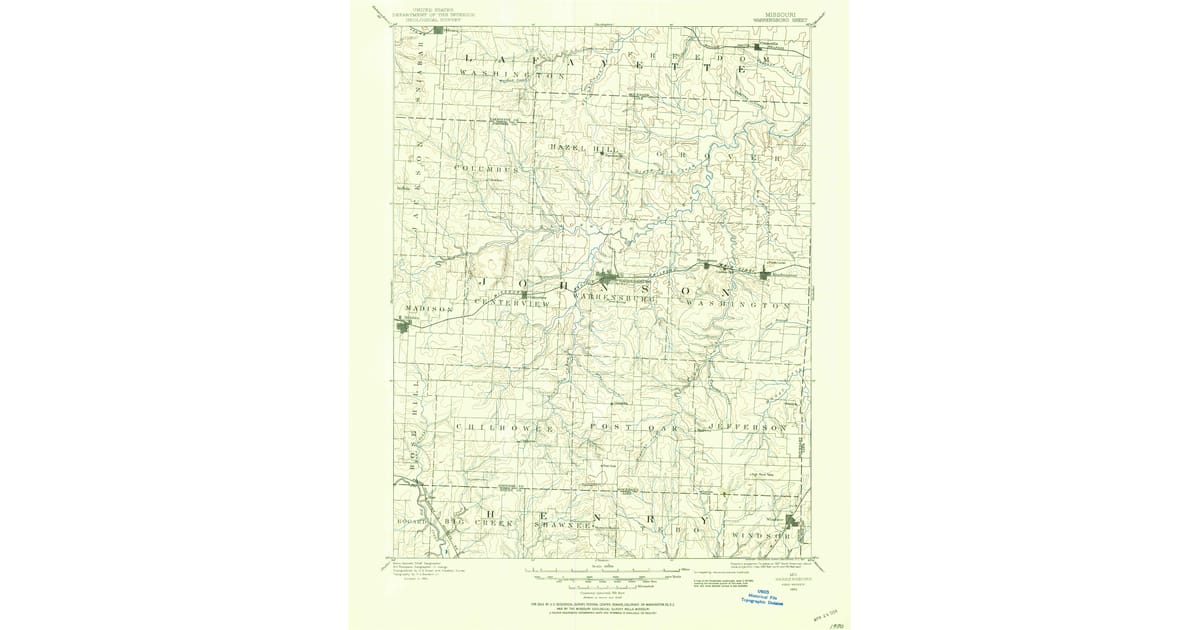 1880s Maps of Johnson County, MO | Pastmaps