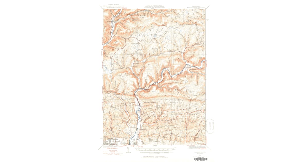 1930s Maps of Lycoming County, PA | Pastmaps