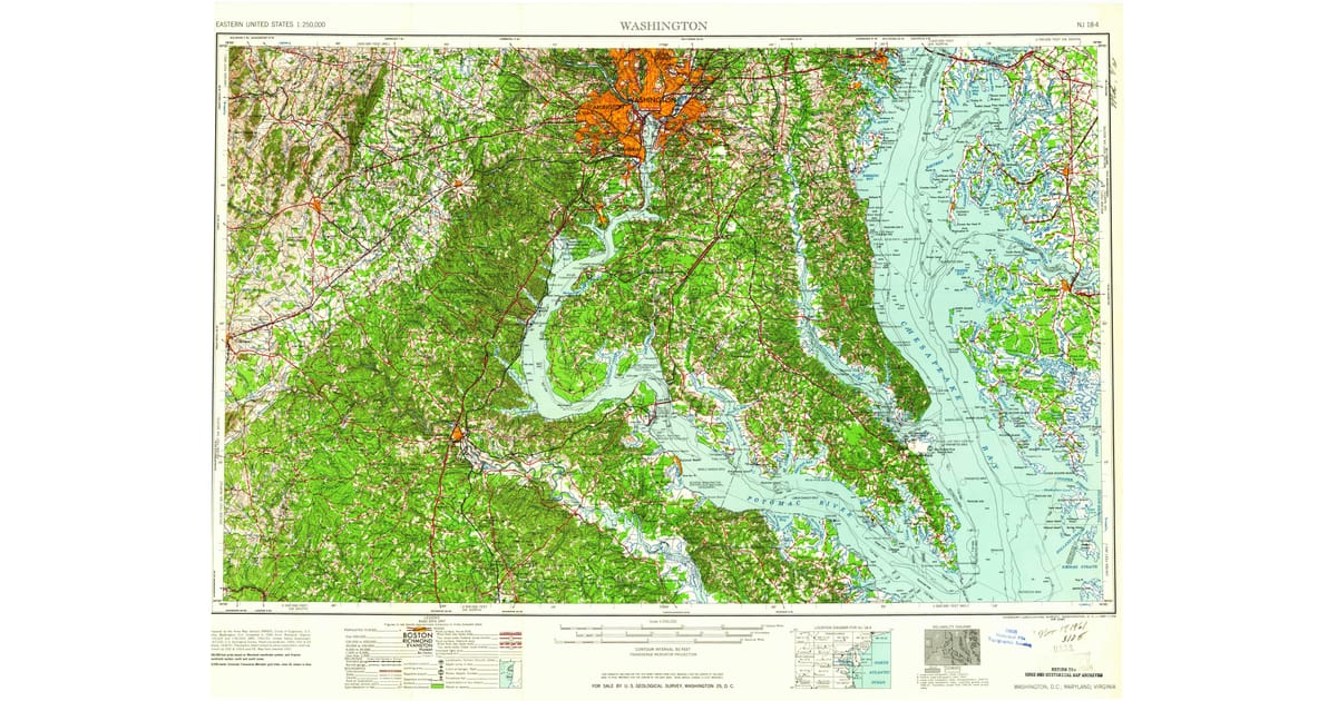 1960s Maps of Bayview Manor Estates, Calvert County | Pastmaps