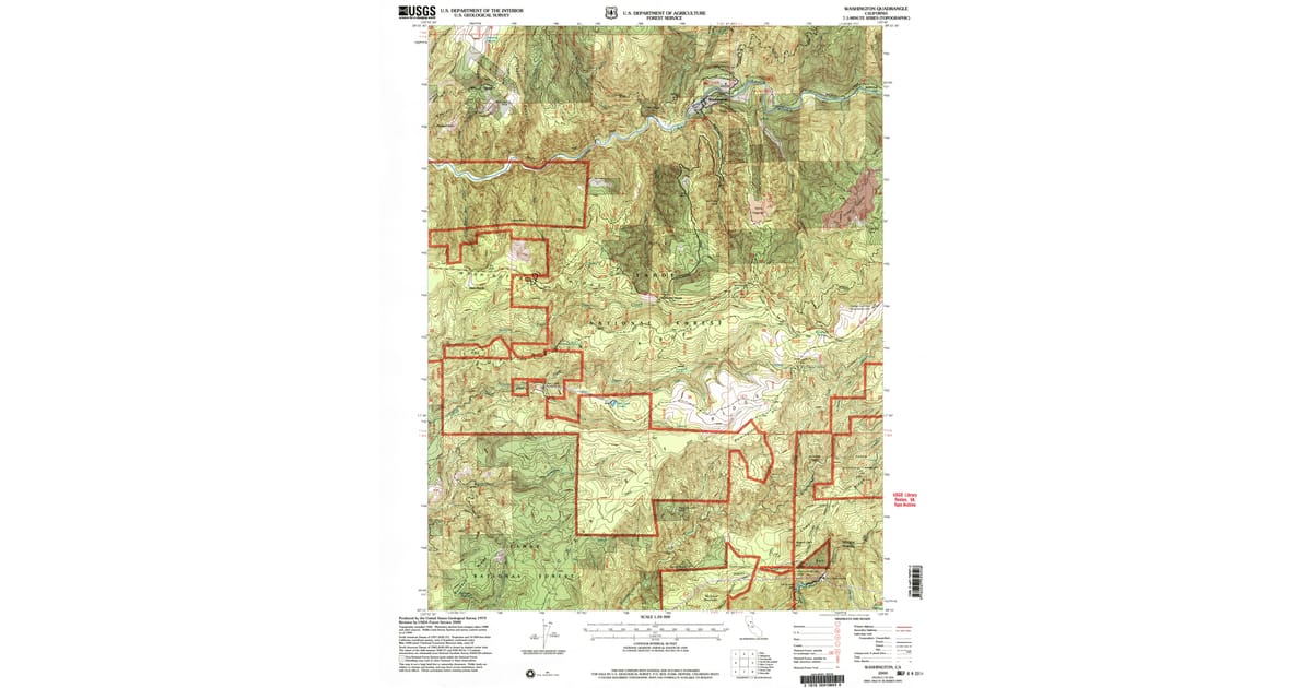 2000 Map of Washington, CA — High-Res | Pastmaps