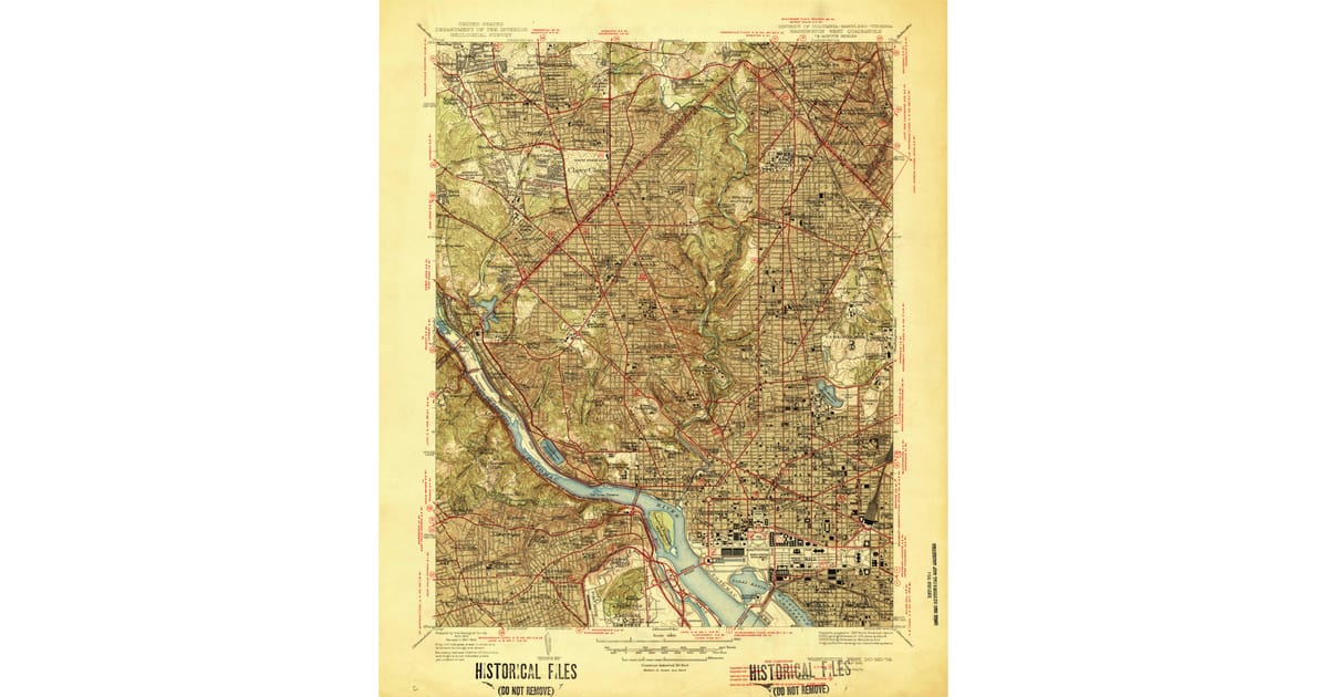 1940s Maps of Ward 1, Washington | Pastmaps