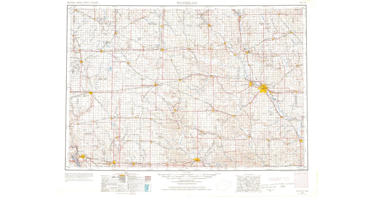 Old Maps of Evansdale, IA for Genealogy | Pastmaps