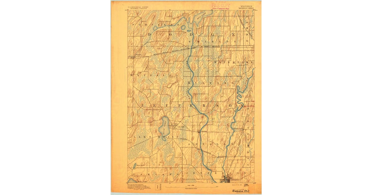Old Maps of Watertown, WI for Academic Research | Pastmaps