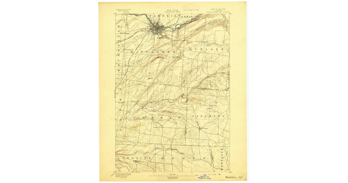 Old Maps of Rodman, NY for Academic Research | Pastmaps