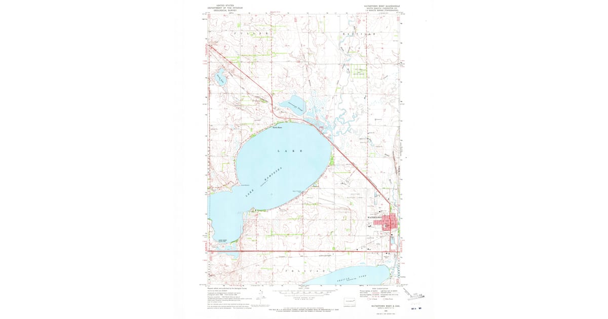 1960s Maps of Watertown, SD | Pastmaps