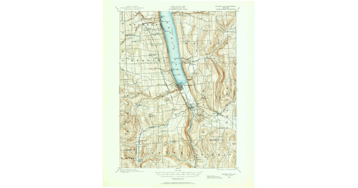 Old Maps of Yates County, NY | Pastmaps