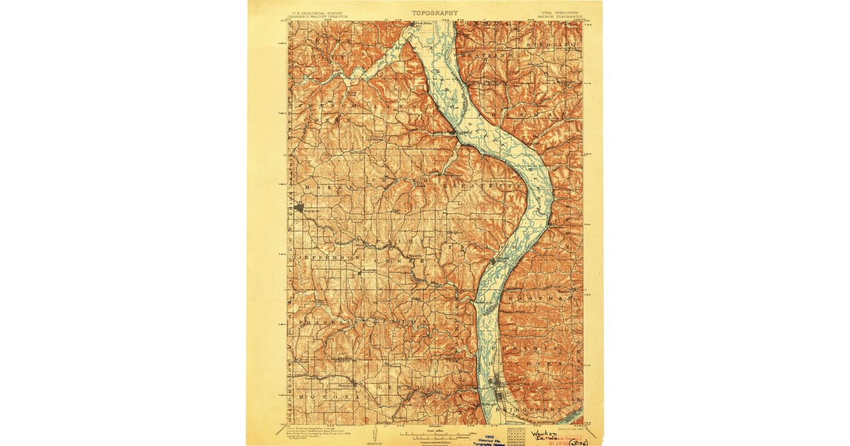 1900-1909 Maps of Harpers Ferry, IA | Pastmaps