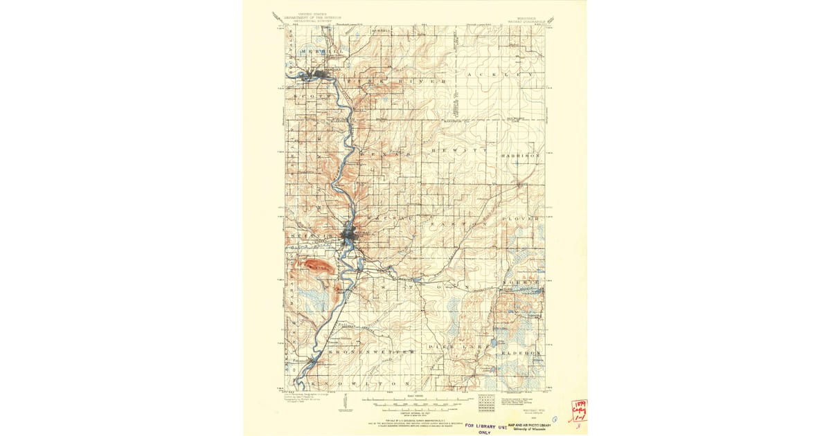 Old Maps of Ringle, WI for Academic Research | Pastmaps