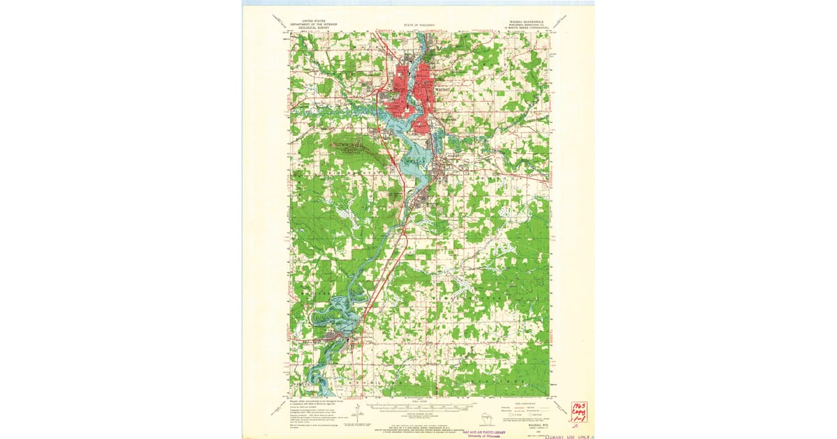 1960s Maps of Knowlton, WI | Pastmaps