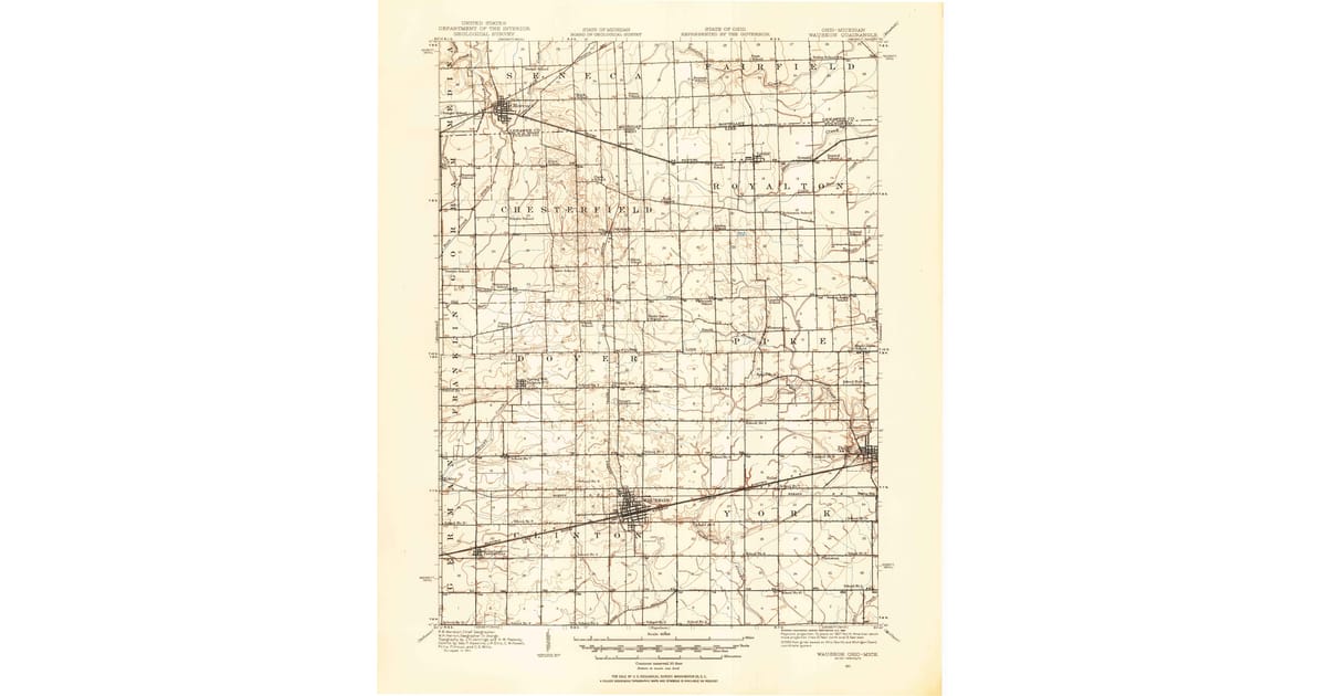 1910s Maps of Delta, OH | Pastmaps