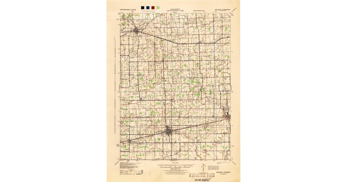 1940s Maps of Delta, OH | Pastmaps